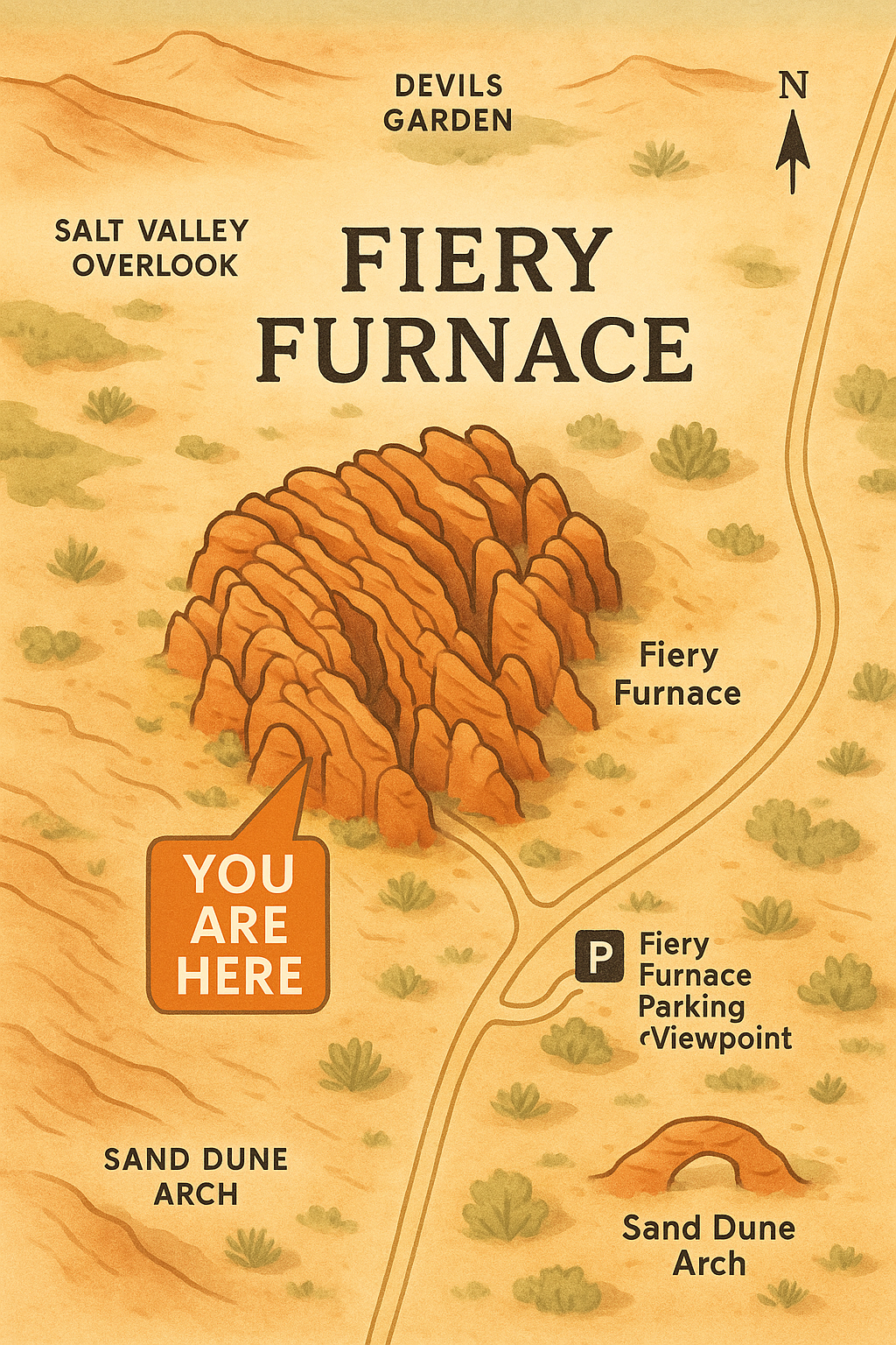 Fiery Furnace - Best Hikes, Trailhead Directions, and Maps