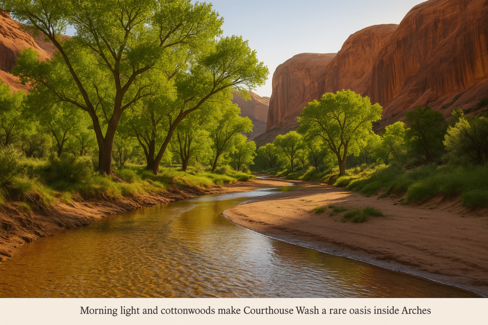 Courthouse Wash - Best Hikes, Trailhead Directions, and Maps