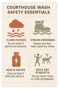 Courthouse Wash - Best Hikes, Trailhead Directions, and Maps